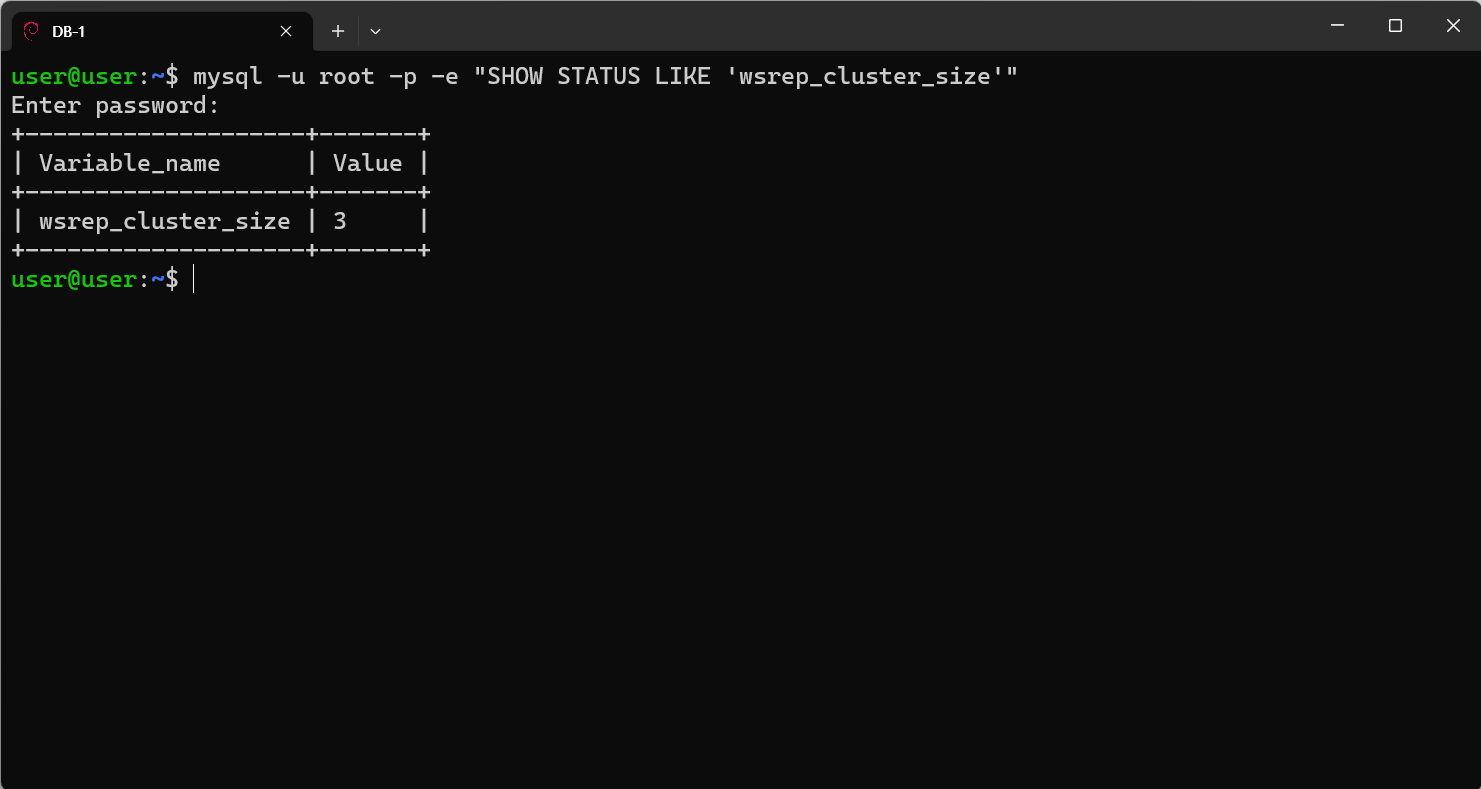 데비안, 우분투에서 MariaDB Galera 고가용성(HA) 클러스터 구성하기 - Umirt의 블로그